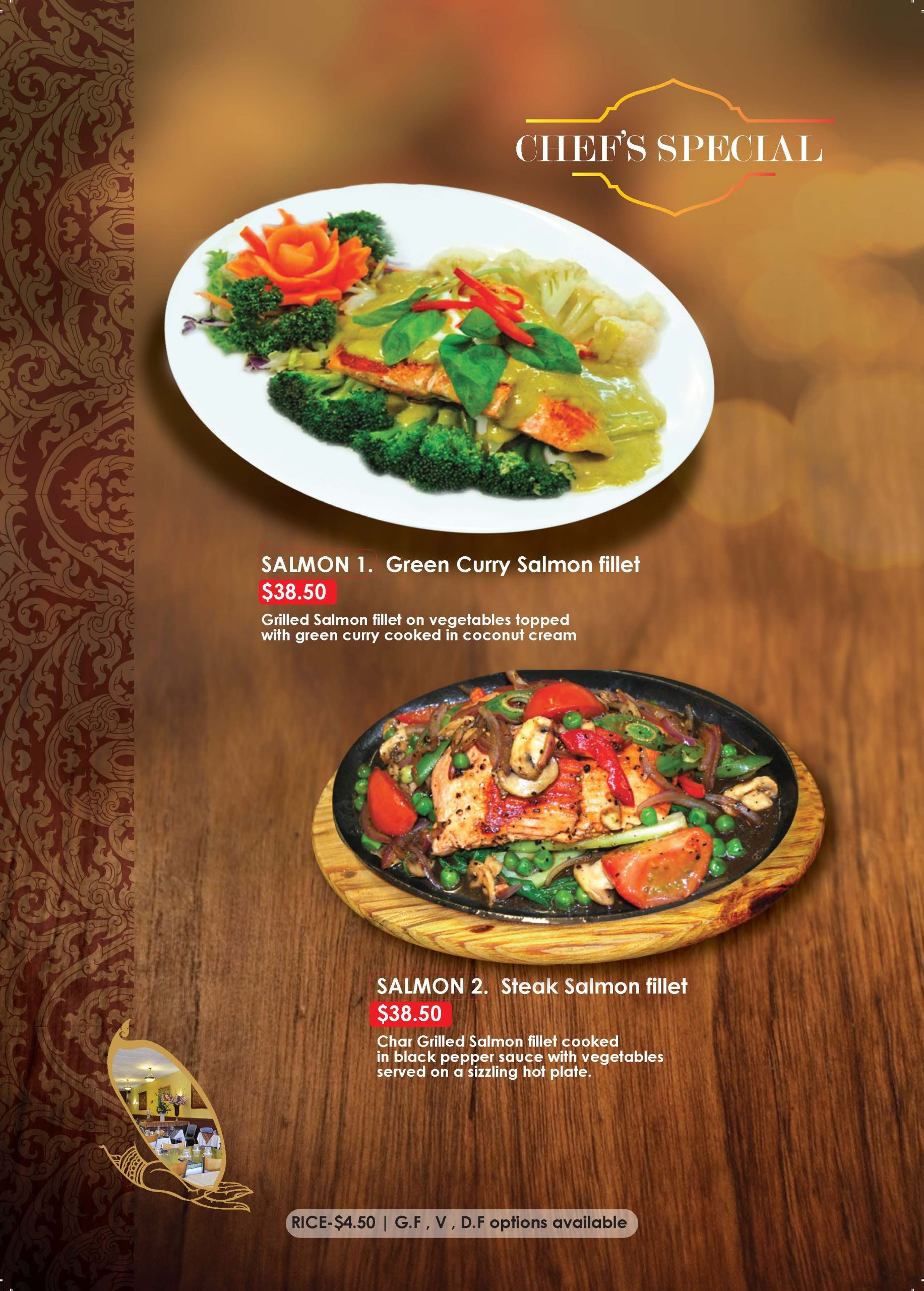 Menu - Wild Rice Thai Restaurant Rotorua